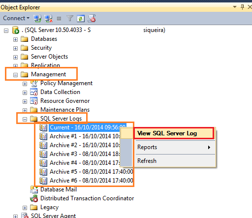 ERRORLOG – O básico (Parte 1 de 3) › Renato Siqueira